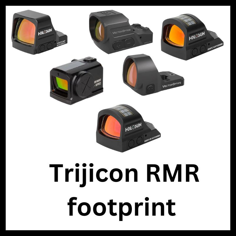 Red dots with Trijicon RMR footprint – Optics Spot