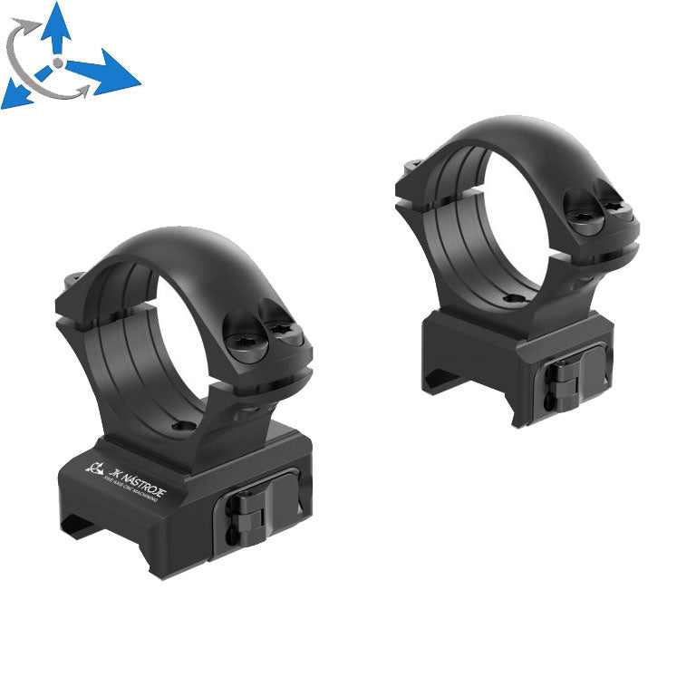 1 inch scope rings [25,4mm] | two-piece Picatinny QD base – Optics Spot